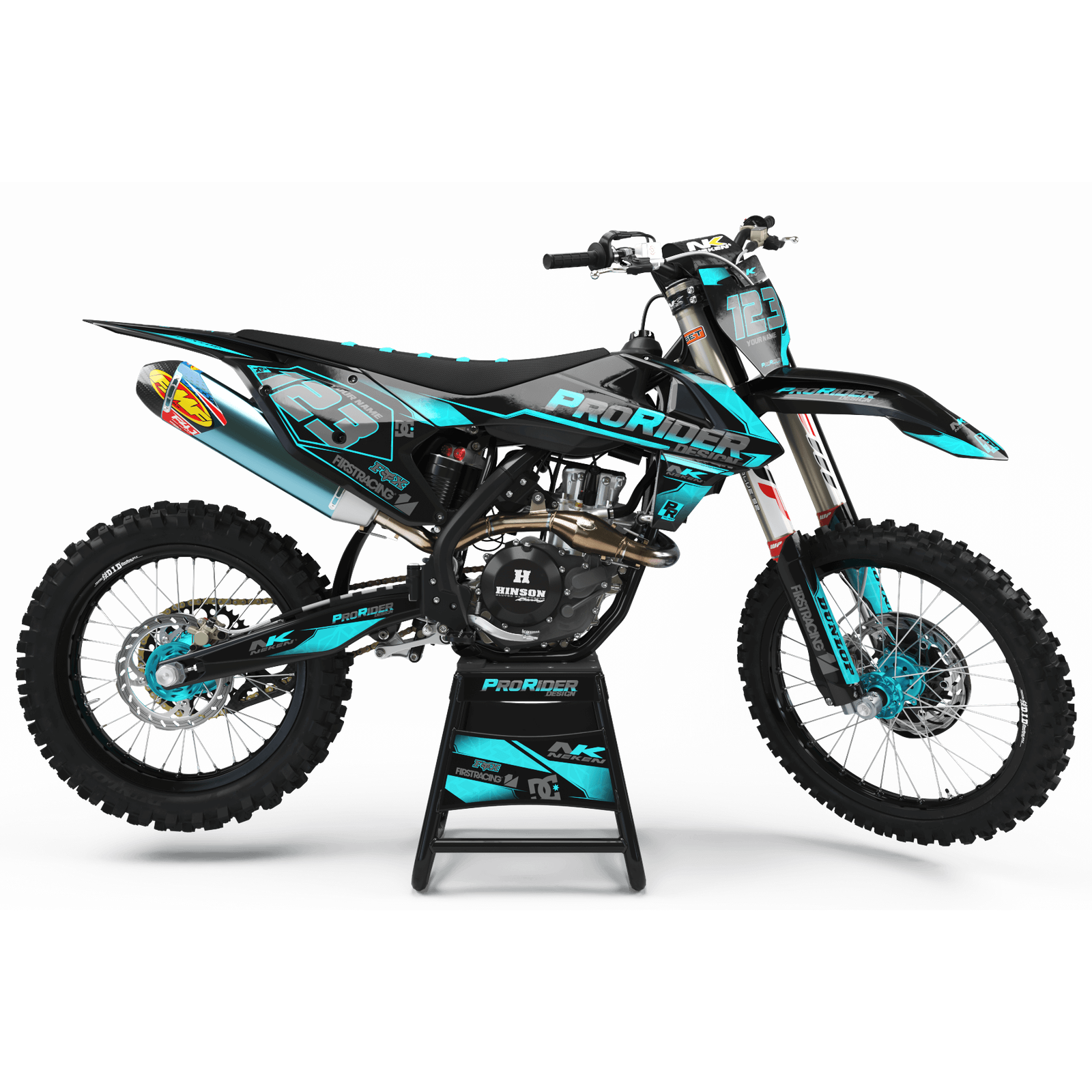 Sublimez votre motocross avec un kit déco personnalisé Pro Rider Design