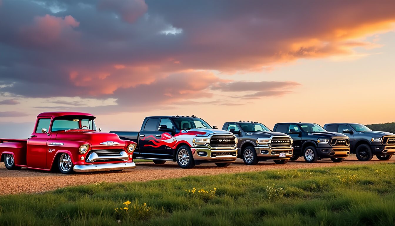 The charms of American trucks